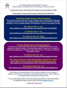 Native American Cultural Competency Trainings – Graduate Student ...